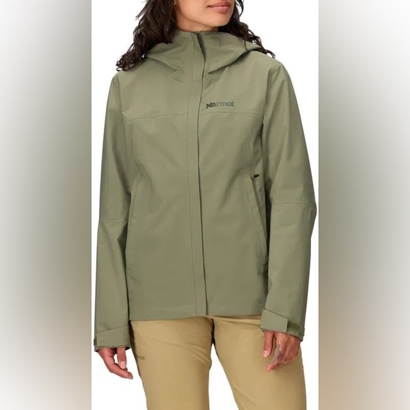 Marmot | Jackets & Coats | Marmot Precip Eco Rain Jacket In Olive ...